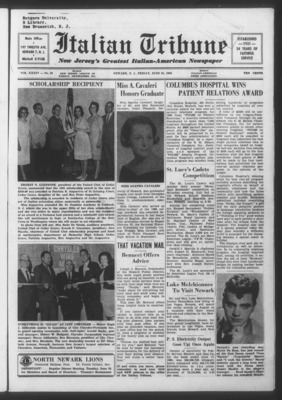 "Italian Tribune, June 25, 1965" by Italian Tribune Editorial Board